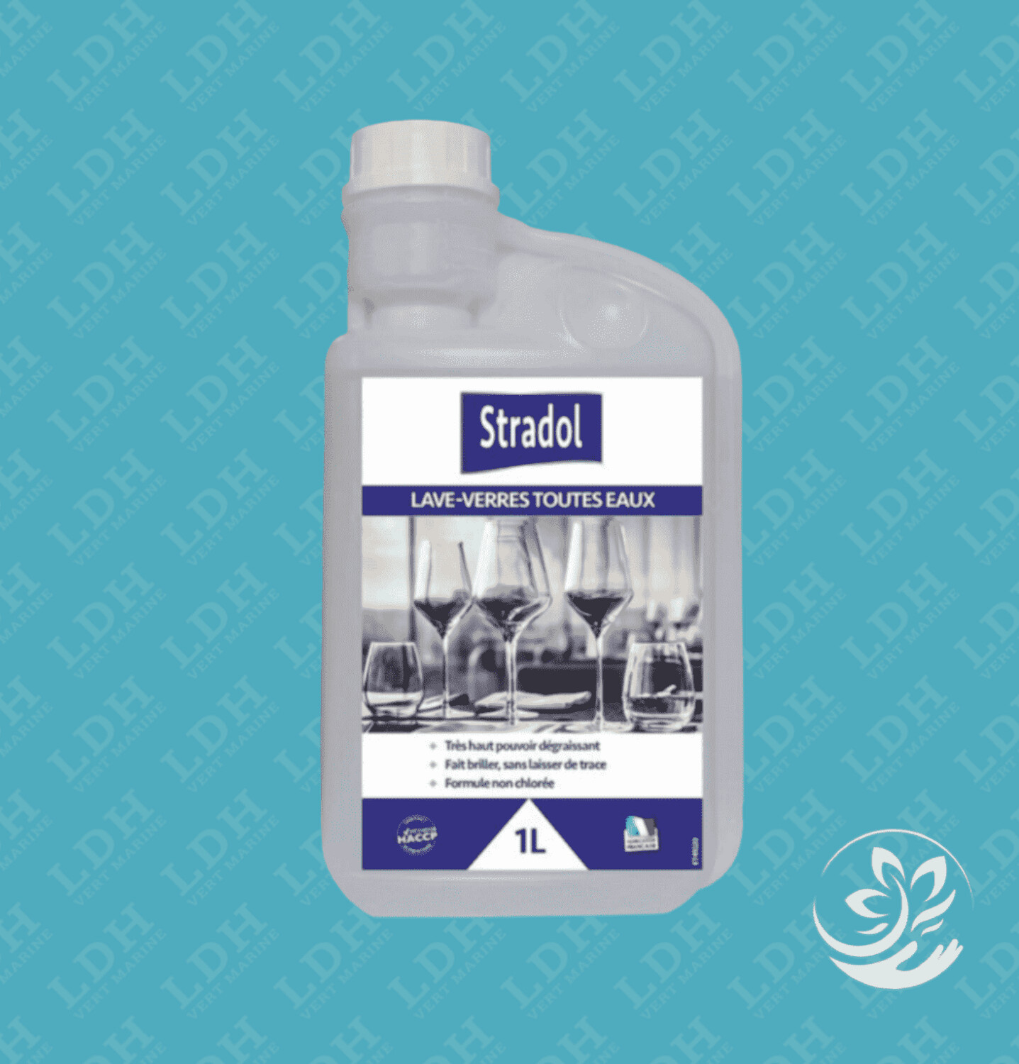 LAVE VERRES TOUTES EAUX 1L - STRADOL