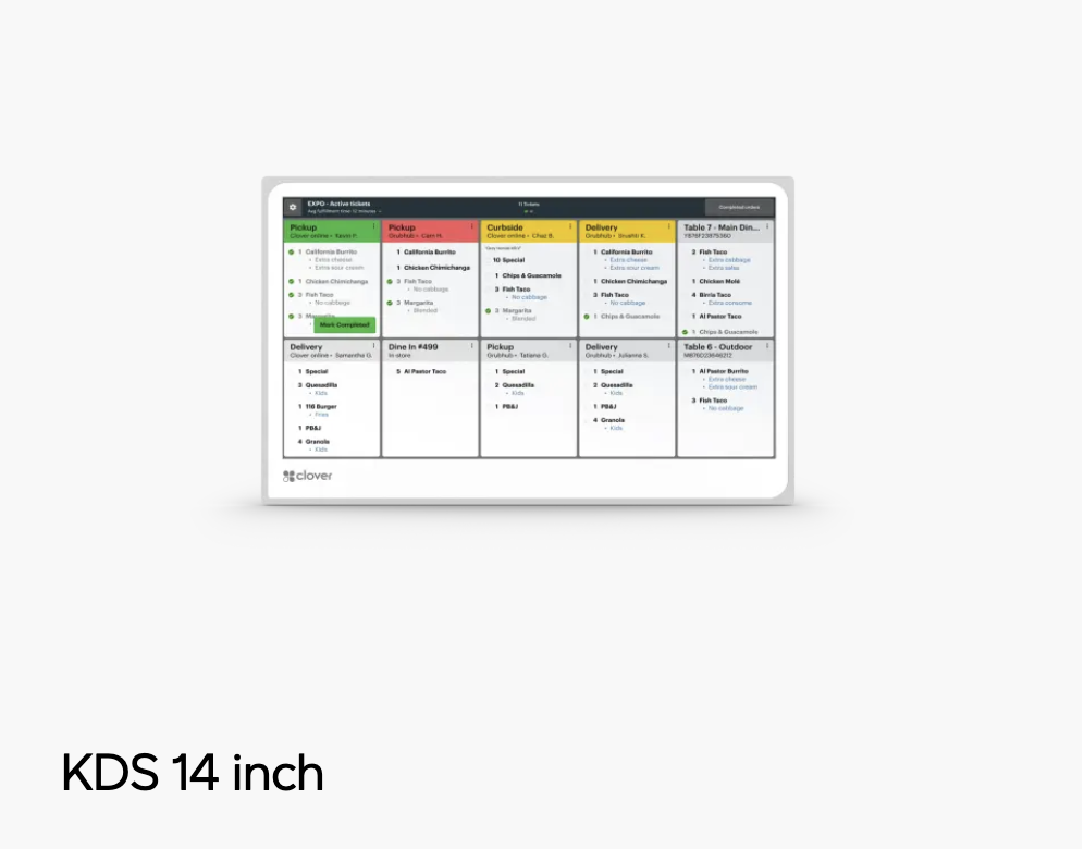 Clover Kitchen Display System 14"