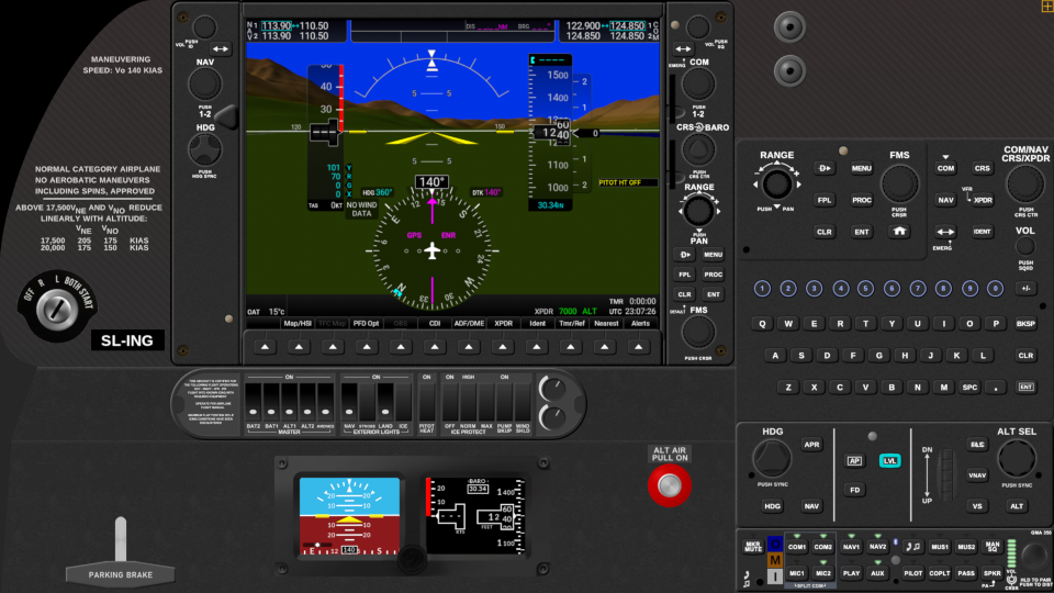 Cirrus SR22 Panel Set