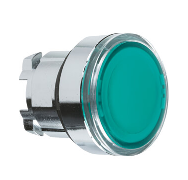 ZB4BA3, Wertek, Cabeza de boton rasante verde