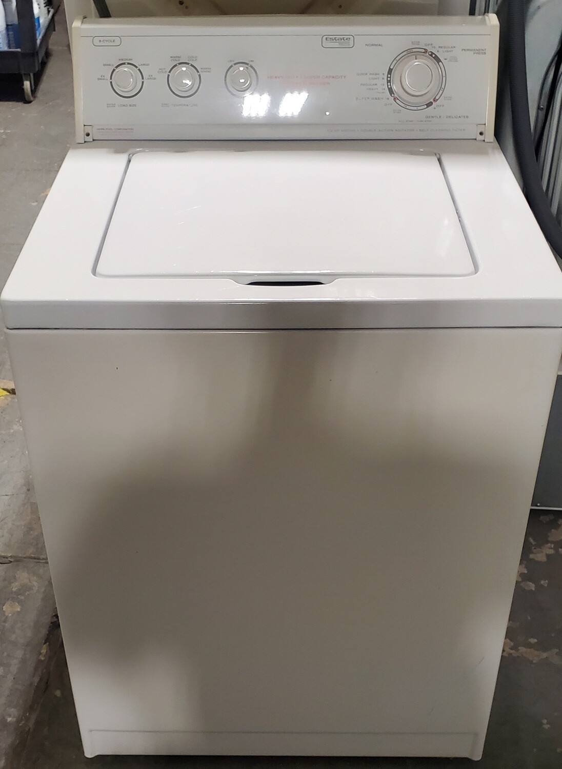 Estate Heavy Duty Direct Drive Top Load Washer - 27in.