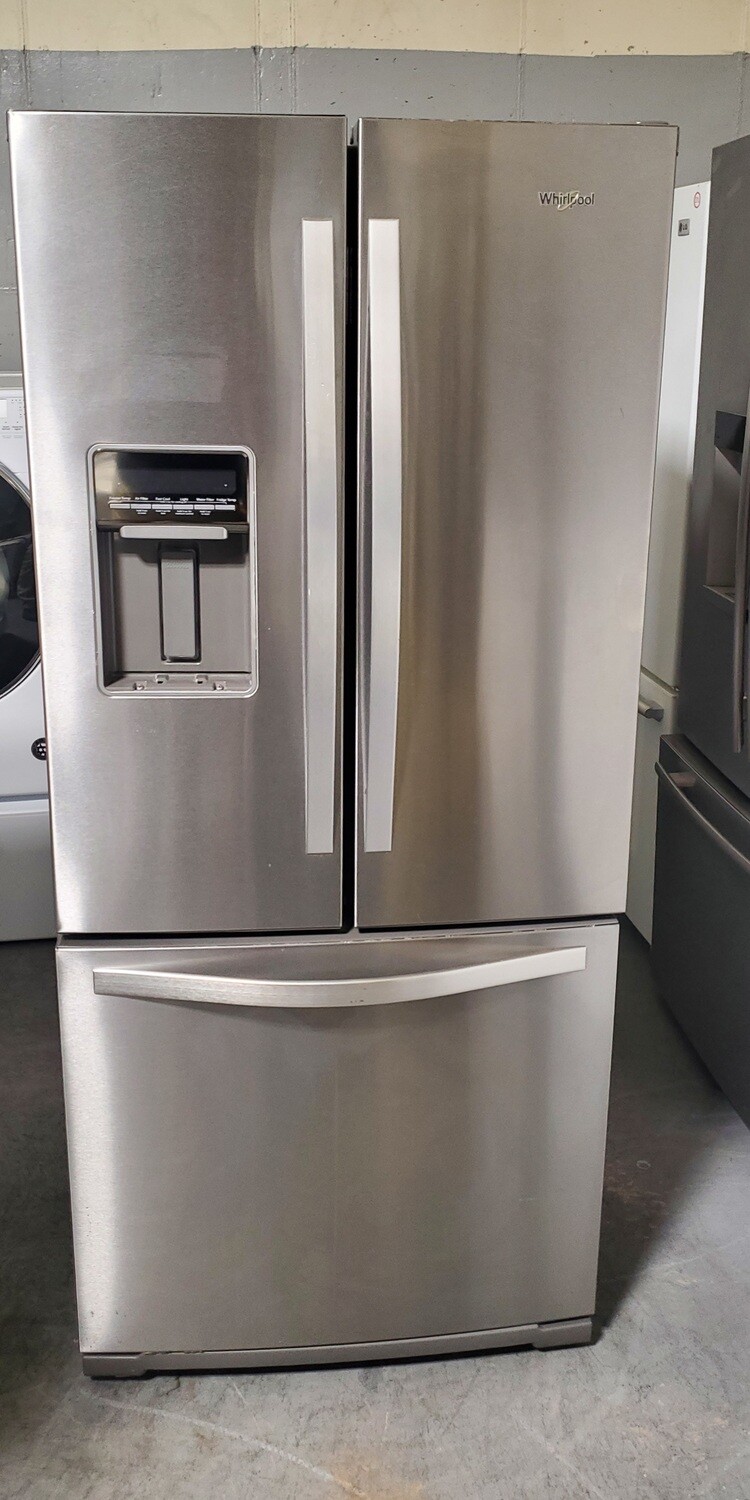 Whirlpool 30-inch Wide French Door Refrigerator with Exterior Water ...