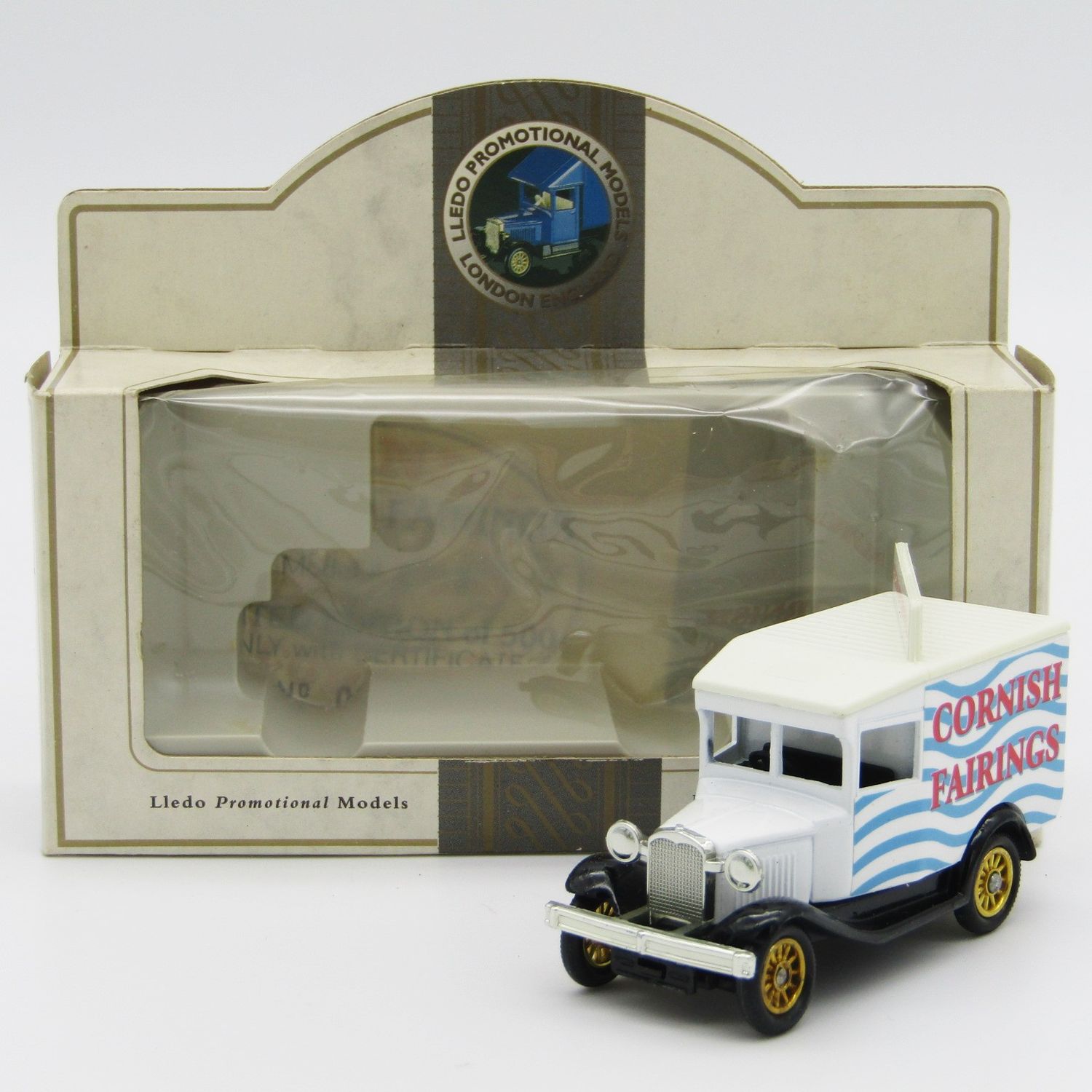Lledo Ford Model A Cornish Fairings delivery van model car in box