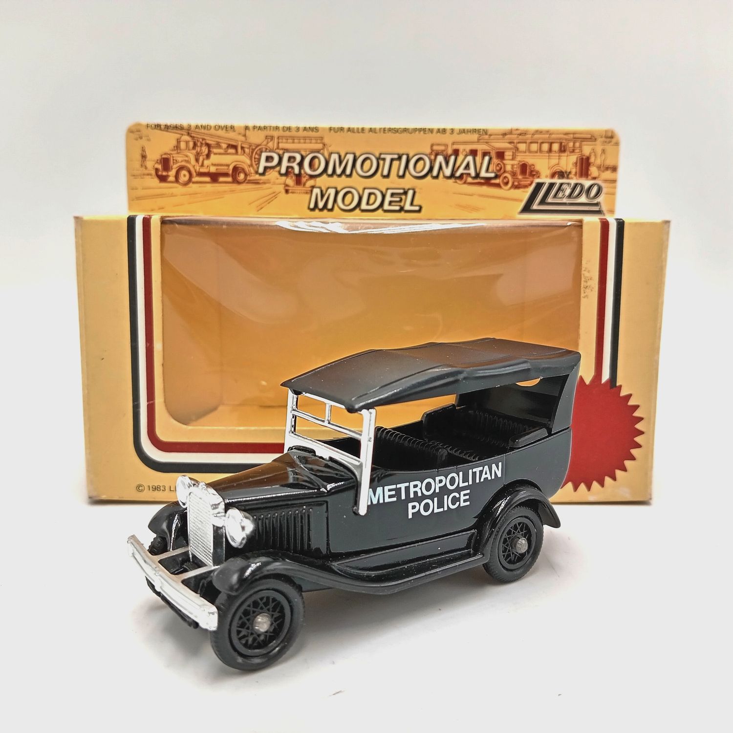 Lledo Ford Model A Metropolitan Police model car in box