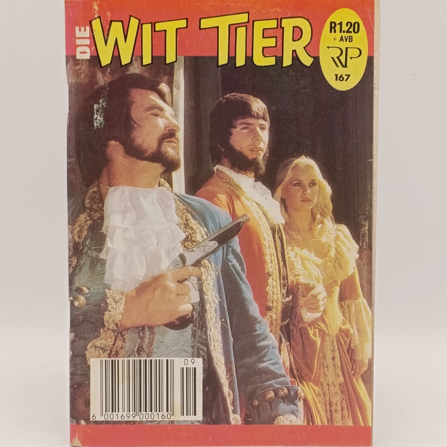Die Wit Tier no 167 Afrikaans photo comic book