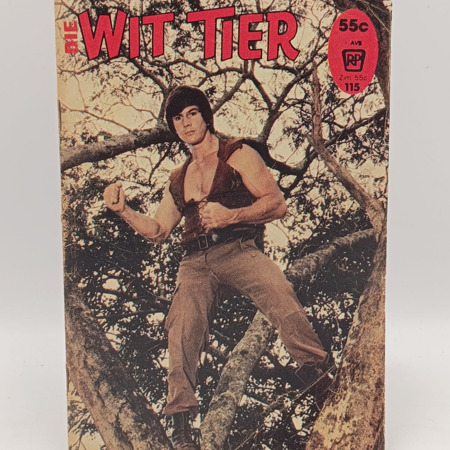 Die Wit Tier no 115 Afrikaans photo comic book