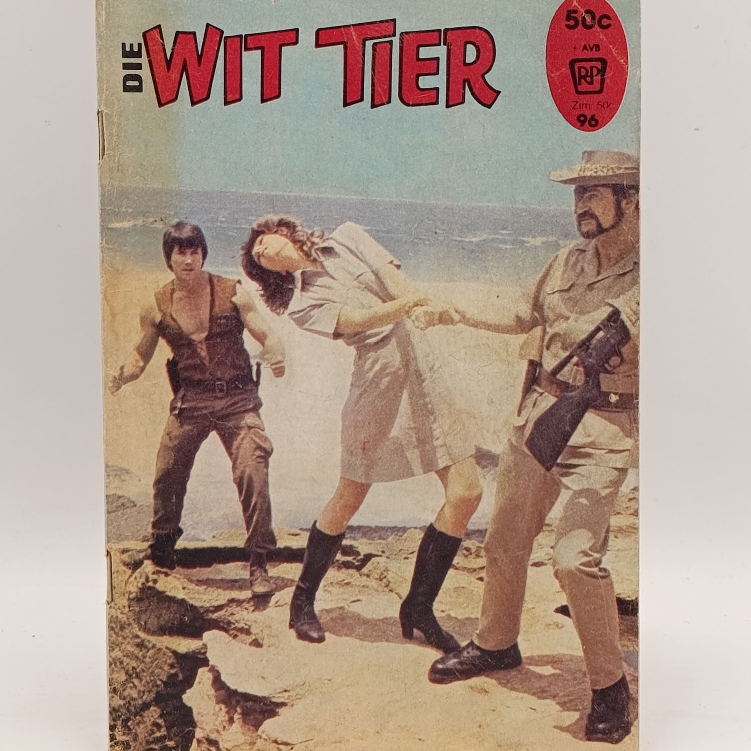 Die Wit Tier no 96 Afrikaans photo comic book