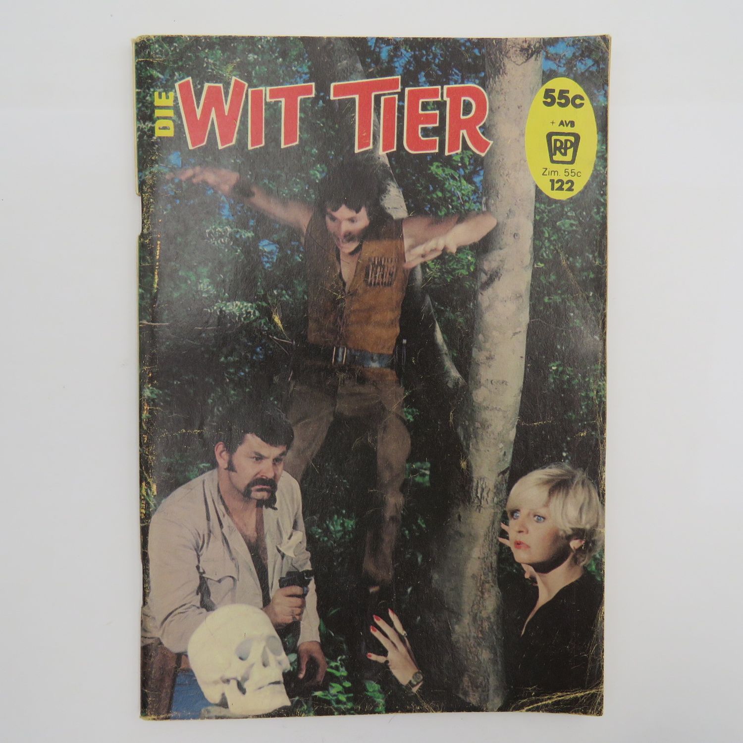 Die Wit Tier no 122 Afrikaans photo comic book