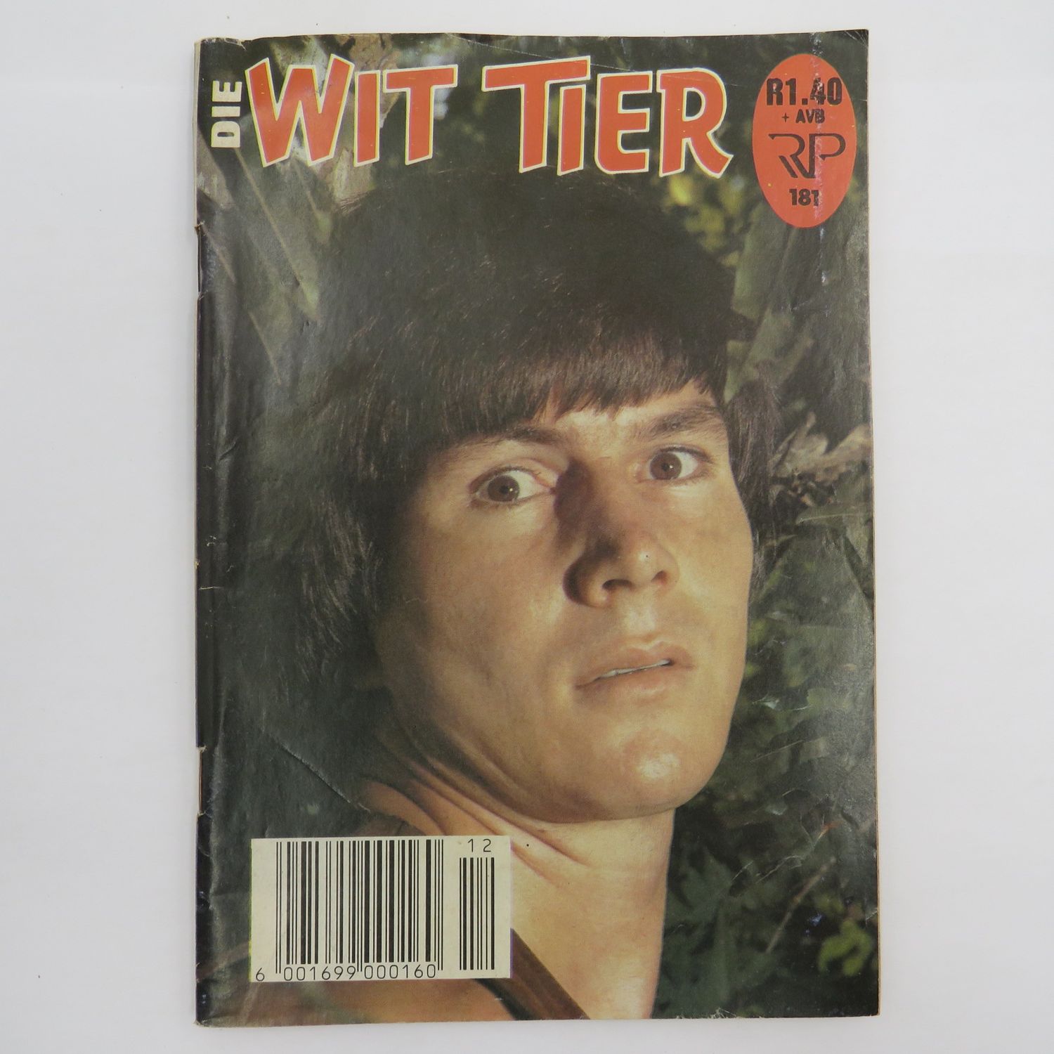Die Wit Tier no 181 Afrikaans photo comic book