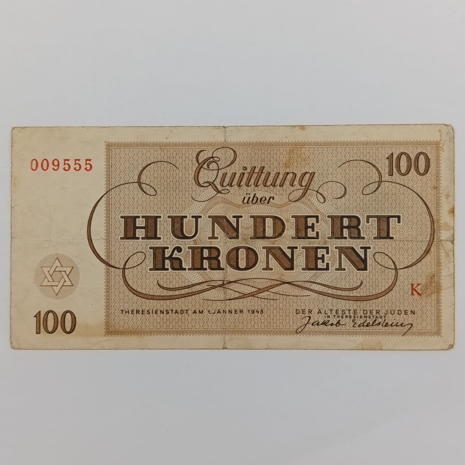 Militaria Tokens WW2 Jewish concentration Camp money - Theresienstadt ...