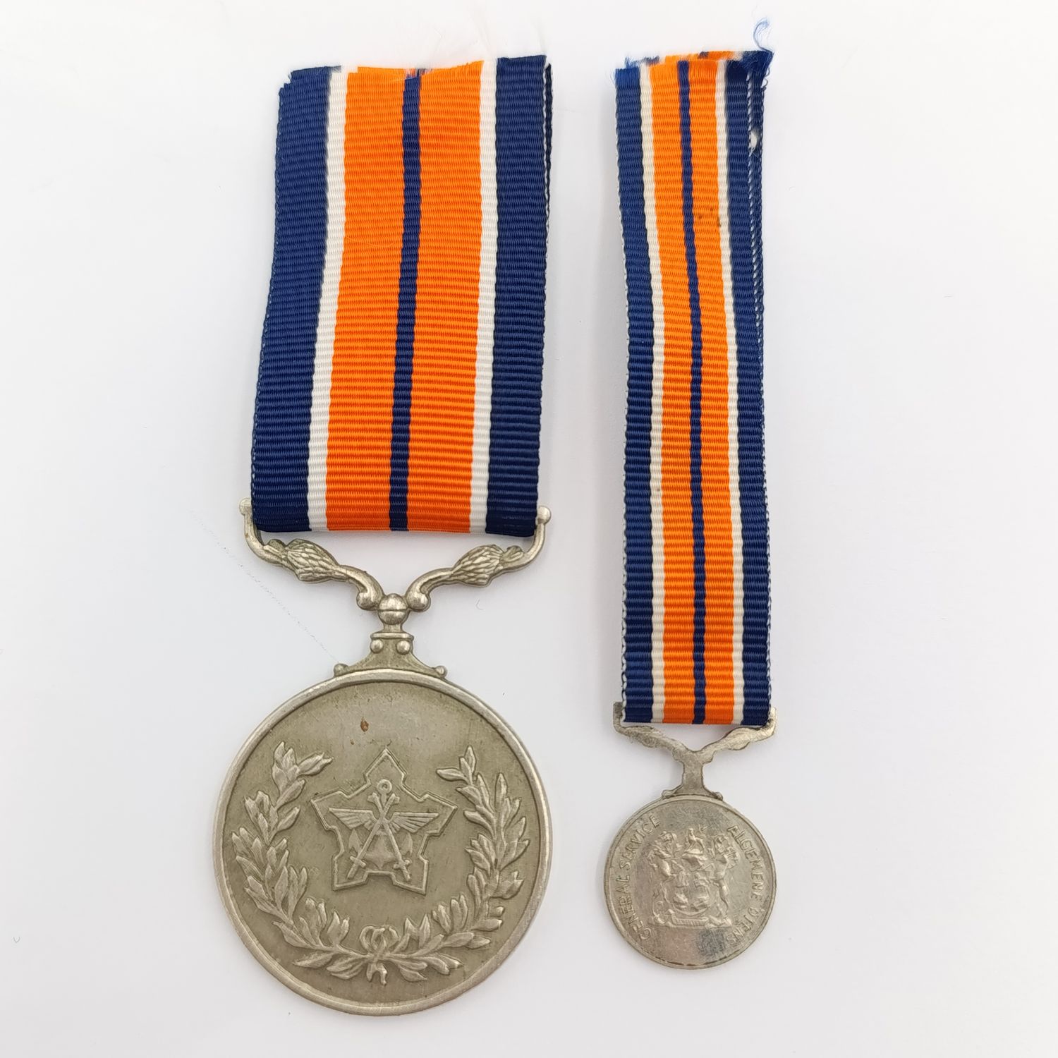 SA Army General service medal with miniature # 088343