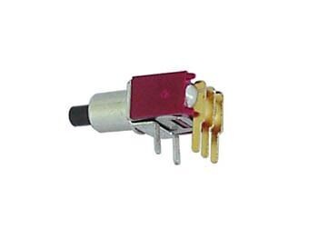 HORIZONTAL SUBMINIATURE PUSH-BUTTON On/On