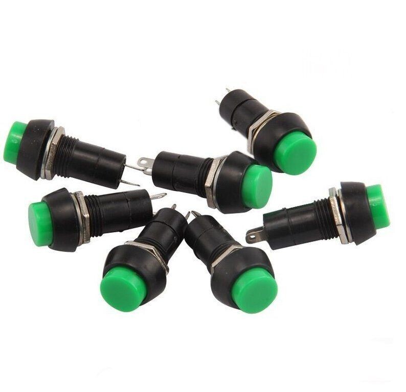 12mm Green Push Button Switch ON/OFF