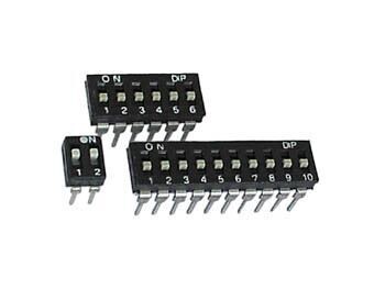 LOW-PROFILE DIP SWITCH 4 POSITIONS