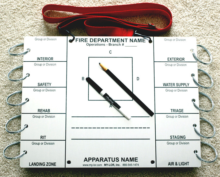 IC200 - Customized Aluminum Command Board - 12" x 16"