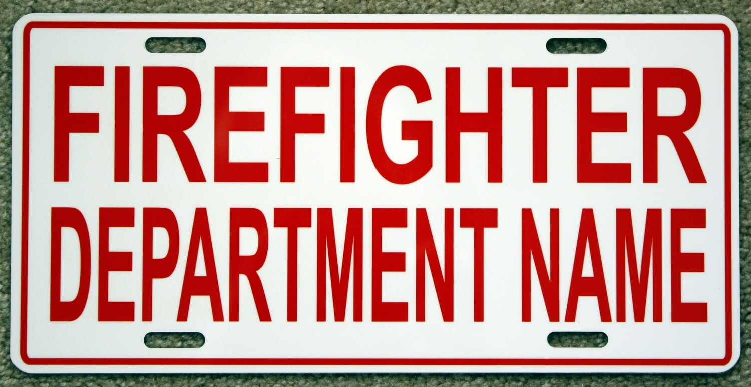 VT004 - "FIREFIGHTER" Bumper Tag