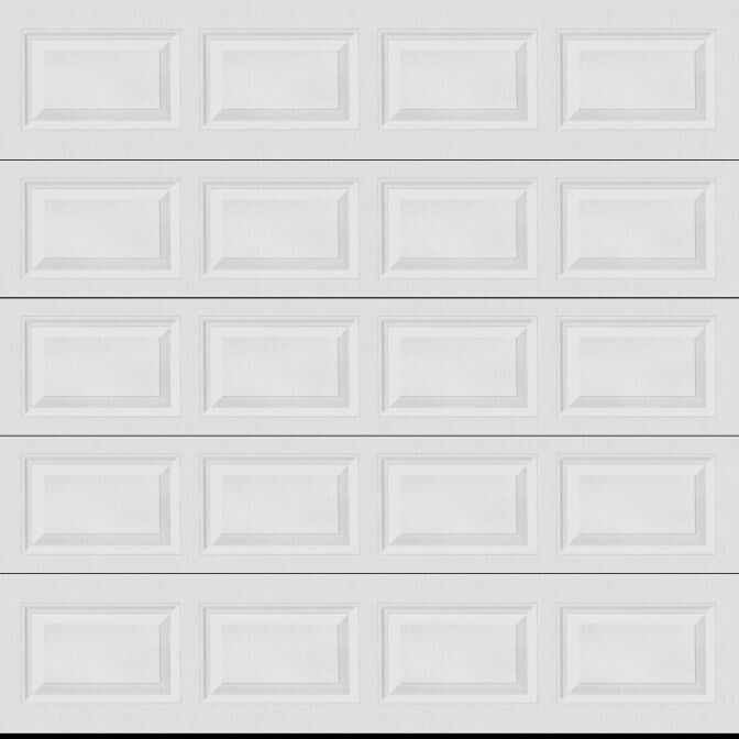 8x8 Amarr Lincoln 1000 Garage Door - White
