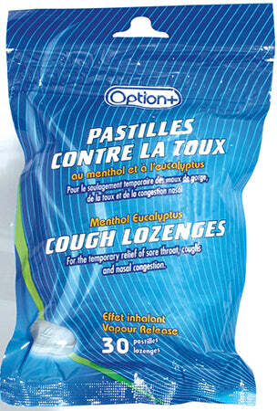 Option+ Cough Lozenges Menthol Eucalyptus - - Yurek Pharmacy, Home ...