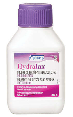 Option+ Hydralax Polyethlyene Glycol Laxative Powder 238g - - Yurek ...