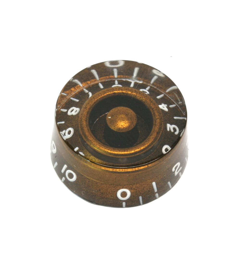1 x Chocolate Brown Speed knob vintage style numbers, fits USA split ...