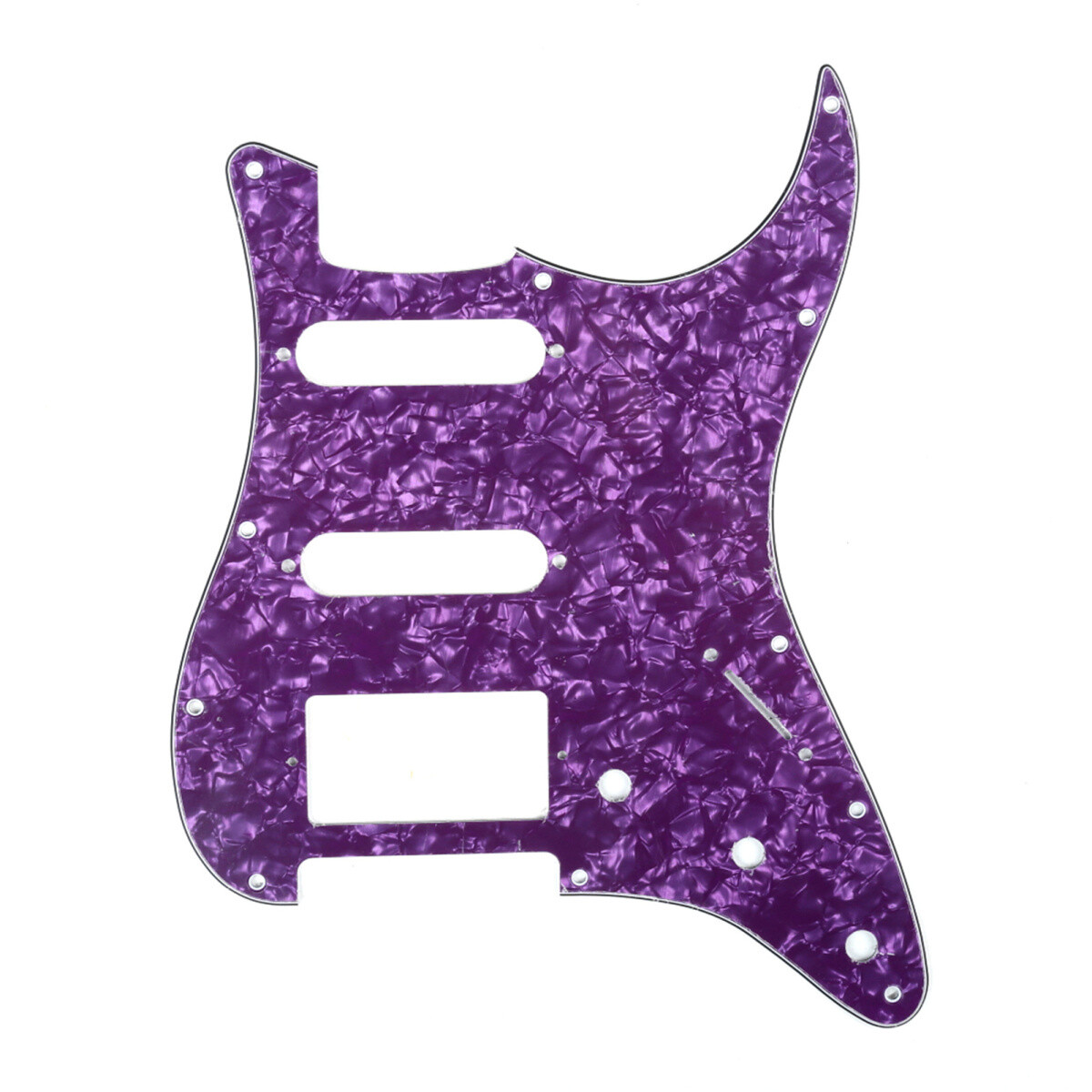 Brio 11-Hole Modern Style Strat HSS Pickguard for American Stratocaster ...