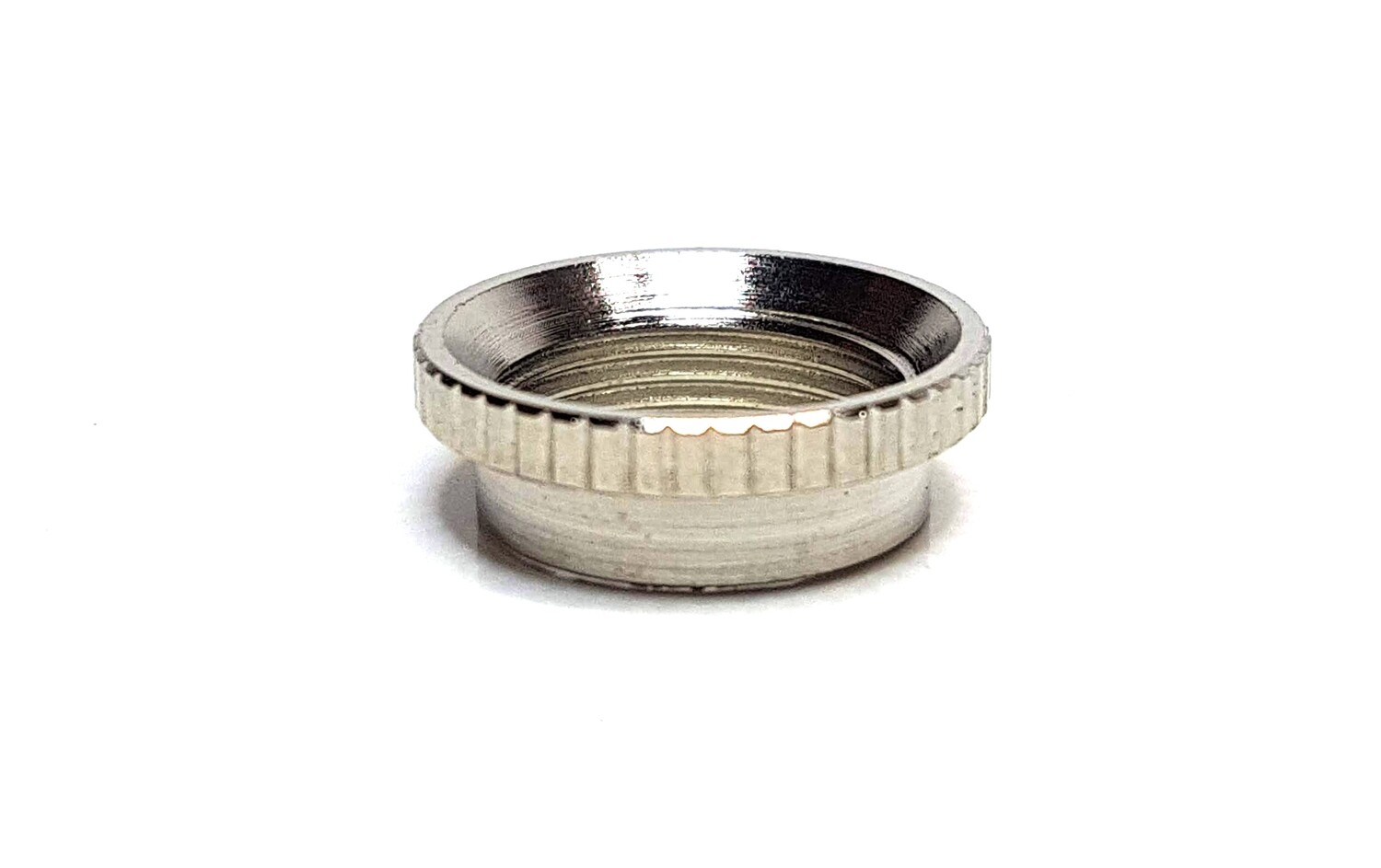 Knurled Toggle Switch Nut - Chrome-Gold-Black