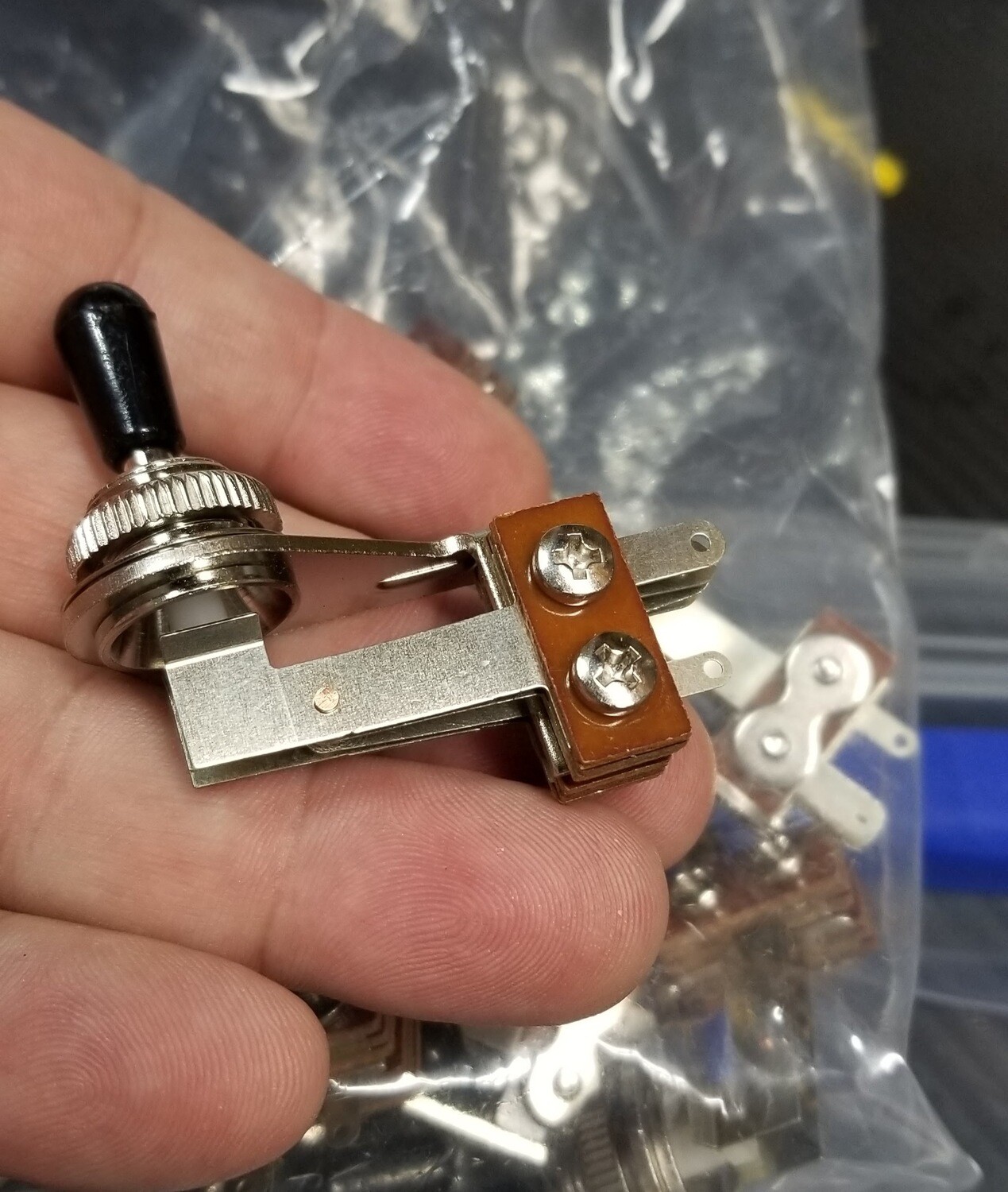 Brio Switchcraft Style right angle toggle switch SG Gibson