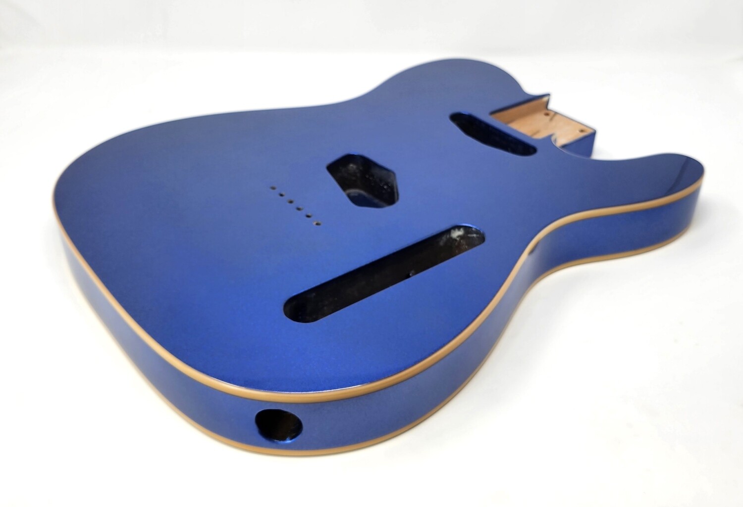 Brio Alder Metallic Blue Telecaster Body Doublebound