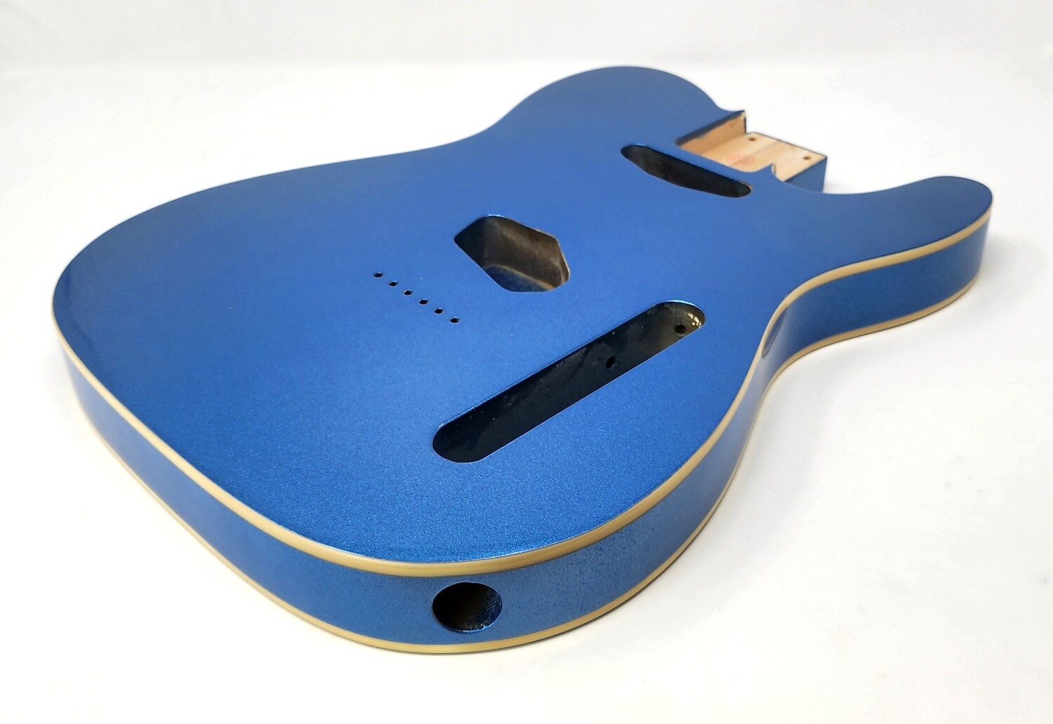 Brio Alder Metallic Blue Telecaster Body Doublebound