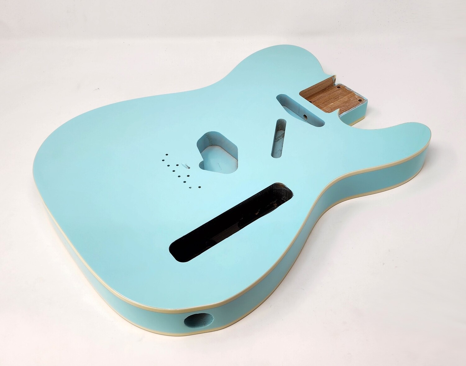 Brio Alder Metallic Blue Telecaster Body Doublebound