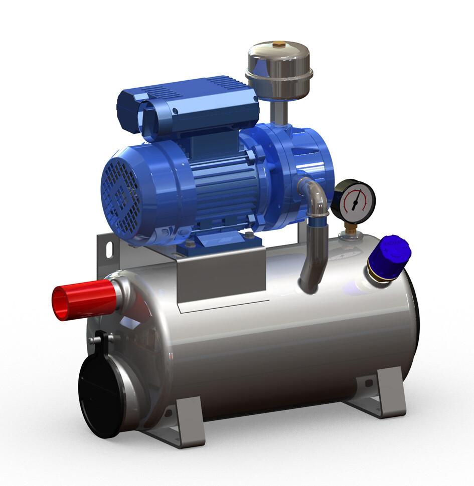 200L Dry Electropump Mounted on Tank - Milking Solutions | CTAMilk