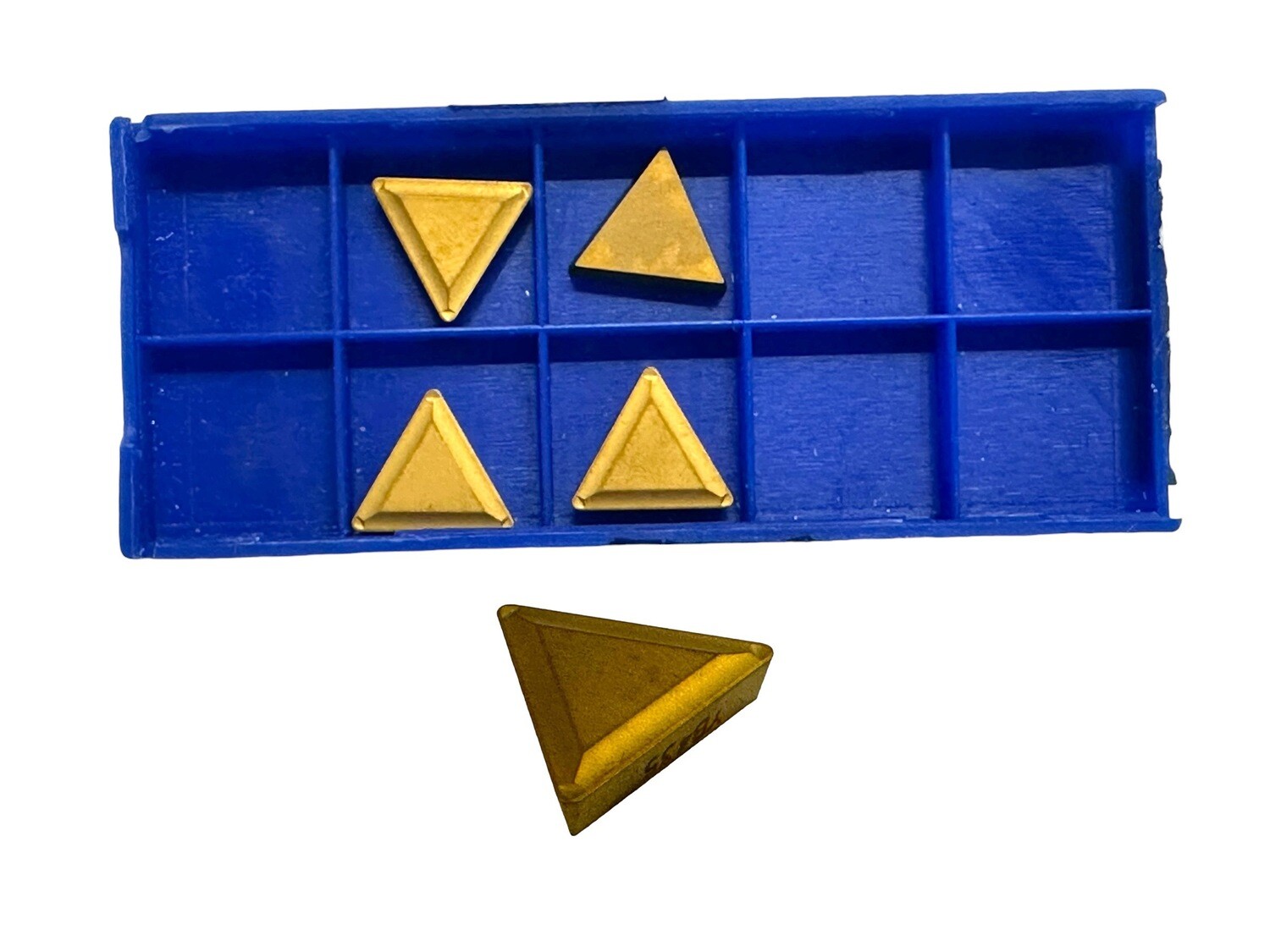 Solid Lathe Tool Tip Triangle 15.3mm x 3.6mm SOLD INDIVIDUALLY