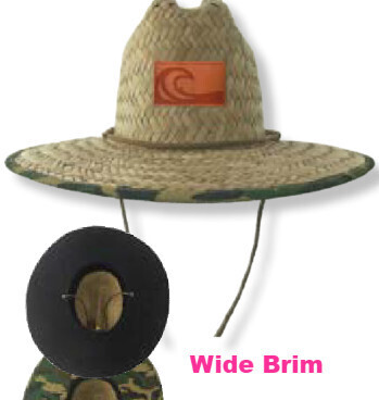 Mens Straw Hat Wide Brim with Wave - Store - Clearwater Pool & Spa