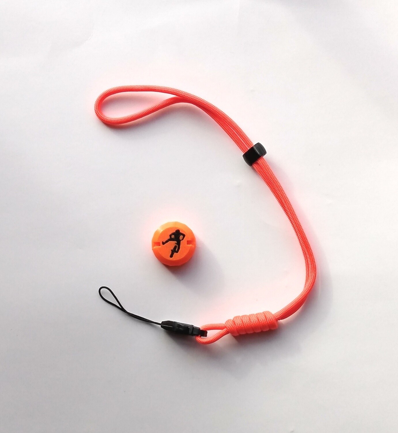 Lanyard w/Button, Tryals Shop Logo (Orange) - Store - Tryals Shop