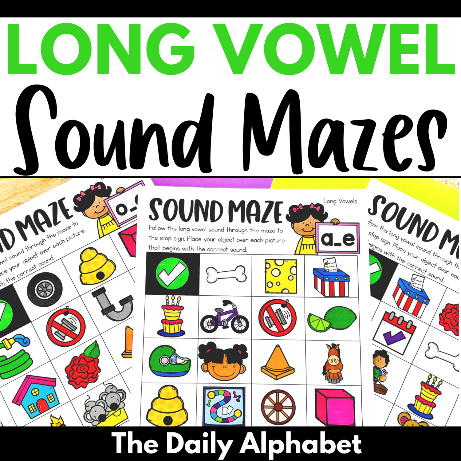 Long Vowel CVCE Sound Maze