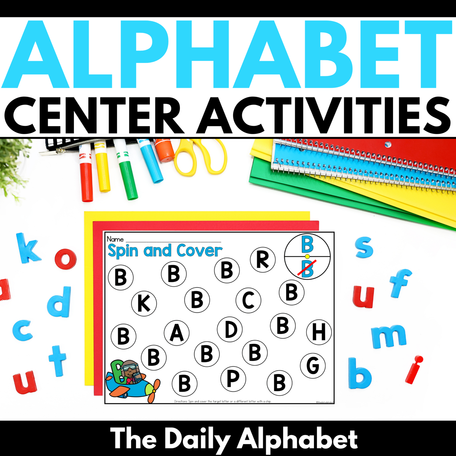 Alphabet Literacy Centers | Visual Discrimination | Letter Recognition
