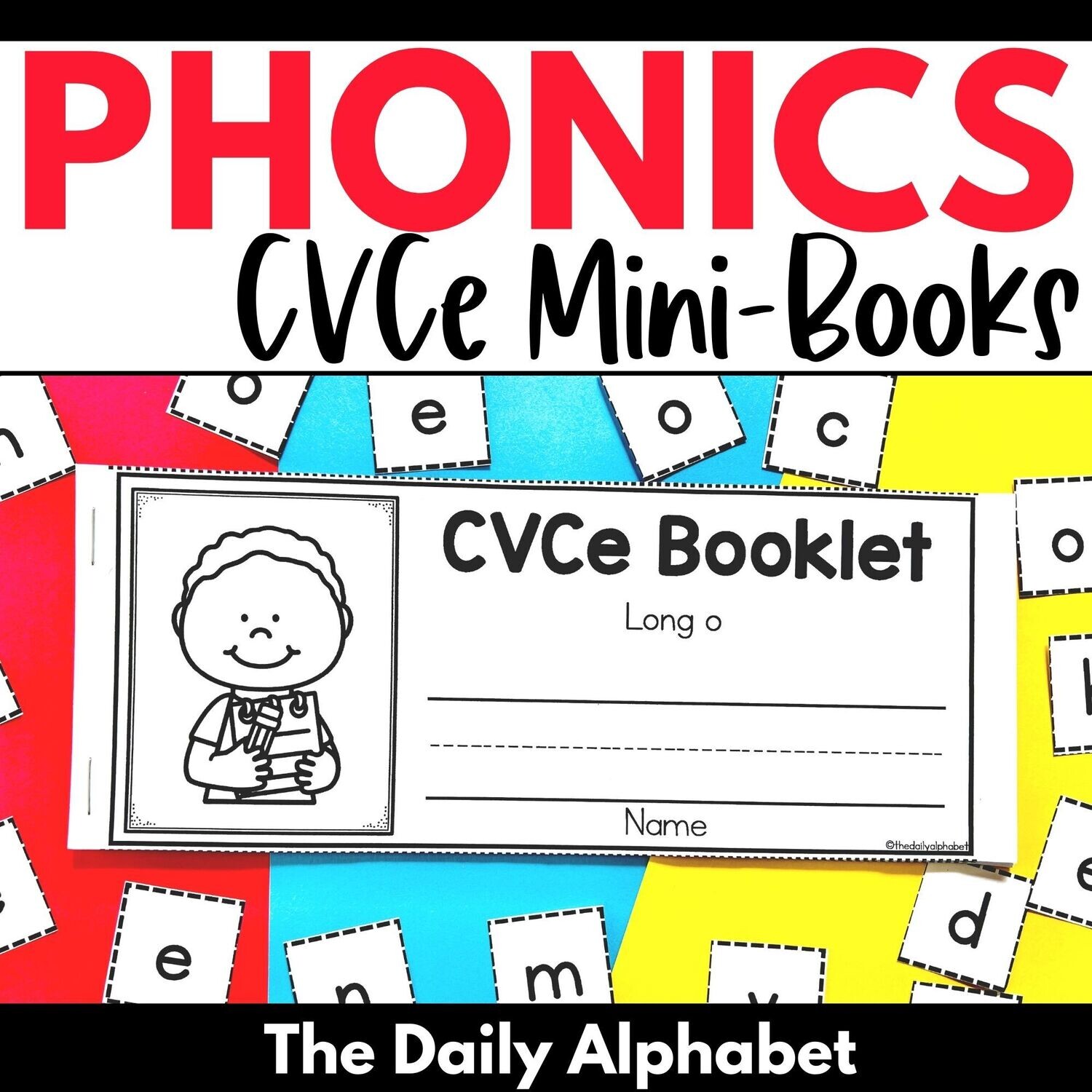 Phonics CVCe Word Mini Books | Long Vowel Practice