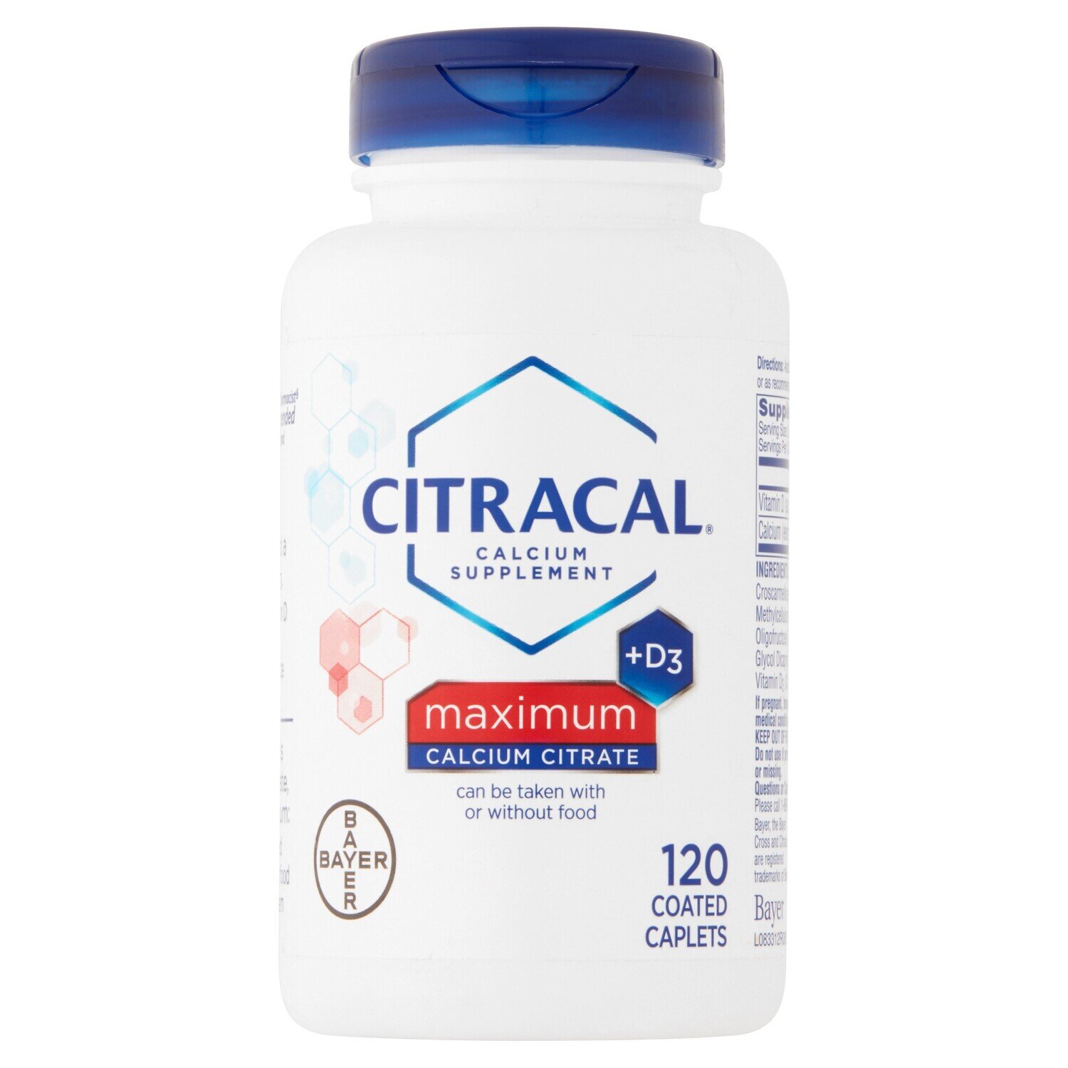 Citracal Calcium Supplement Plus Vitamin D3 Maximum Plus Coated Caplets ...
