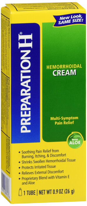Preparation H Maximum Strength Hemorrhoidal Cream Multi-Symptom Relief ...