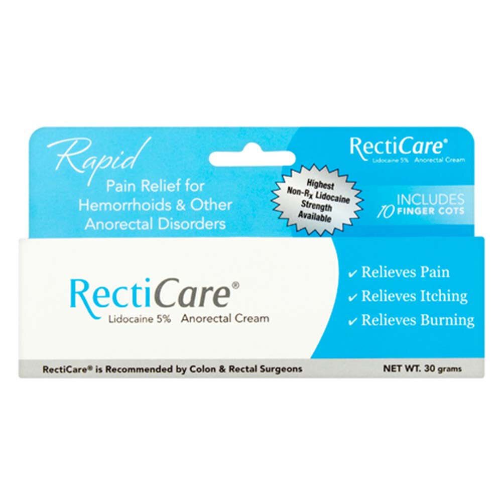 RectiCare Lidocaine 5% Anorectal Cream