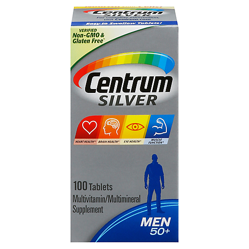 Centrum Silver Men's 50+ Multivitamin Tablets 100ct