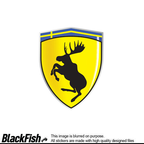 Volvo – Ferrari Moose – StickerDUMP – by Black Fish Graphics