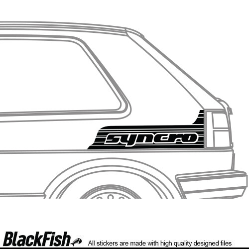 VW Golf / Jetta MK2 Quarter Sticker – Shop – StickerDUMP