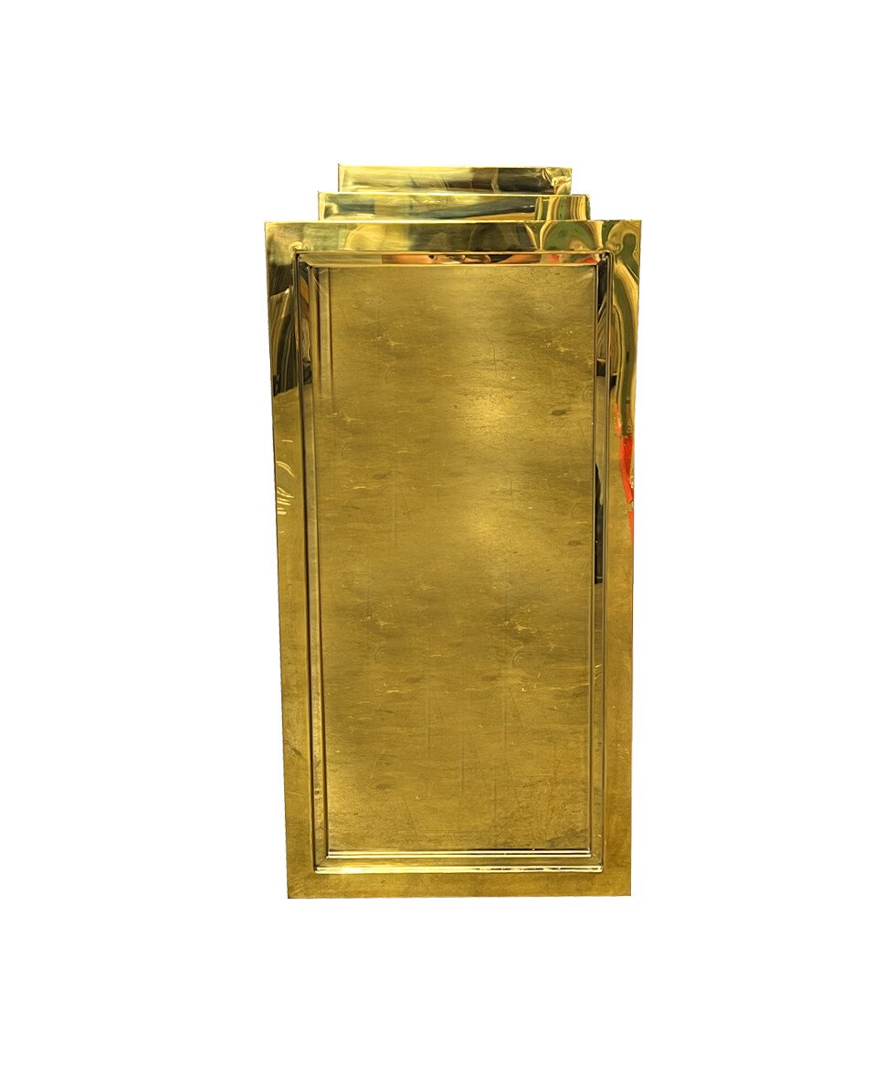 Gold Metallic Side Corner