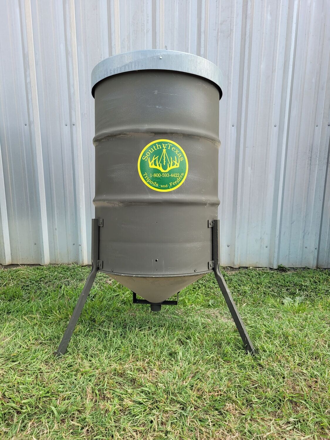 400# BARREL ASSEMBLY (Includes 55g Barrel, Lid, Funnel, and Stub Legs ...