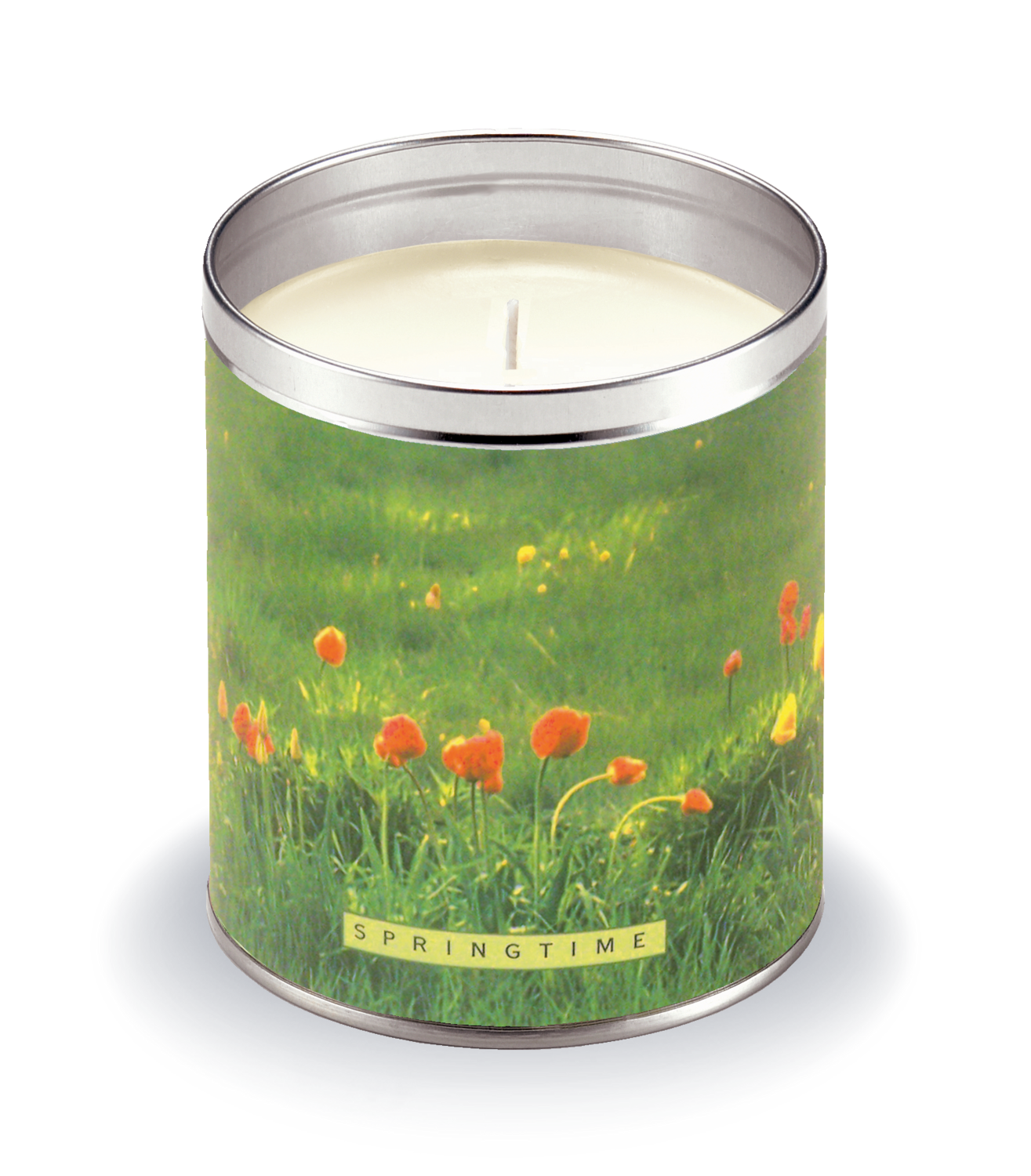 Springtime Tulips Candle