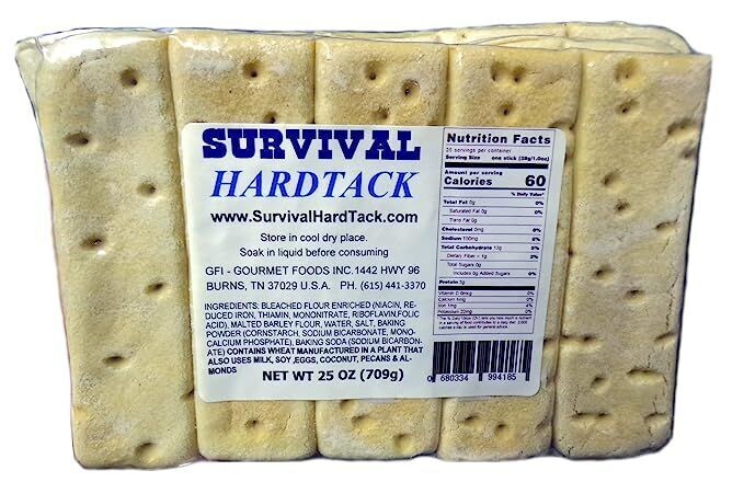 Survival HardTack, Emergency Food Supply, 100 PCS Per Case