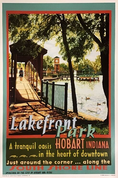 Lakefront Park - Hobart, Indiana | South Shore Posters