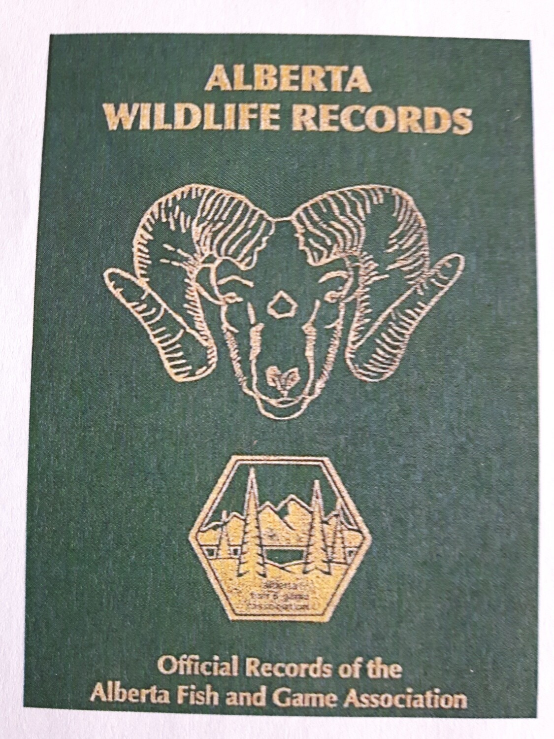 PRE-SALE: Alberta Wildlife Records Book – Store – Calgary Fish & Game ...