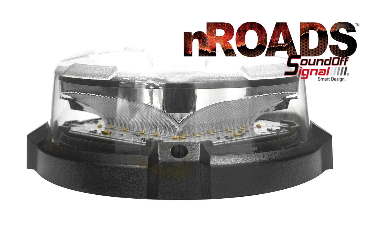 SoundOff nROADS LED LOW Dome Beacon